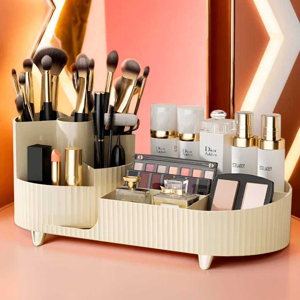 Jual Rak Make Up Premium Akrilik Kosmetik Organizer Tempat Skincare ...