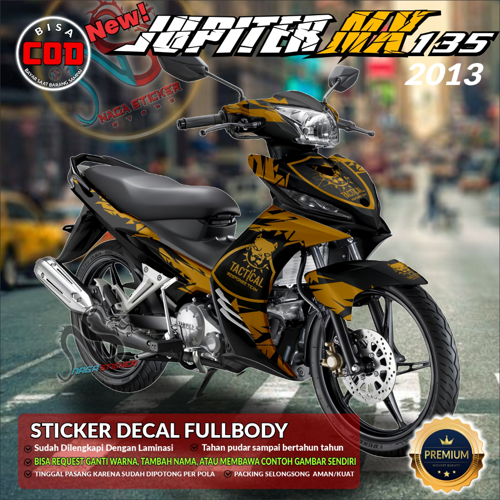 Jual Decal Sticker Striping Full Body YAMAHA NEW JUPITER MX 135 VARIASI ...
