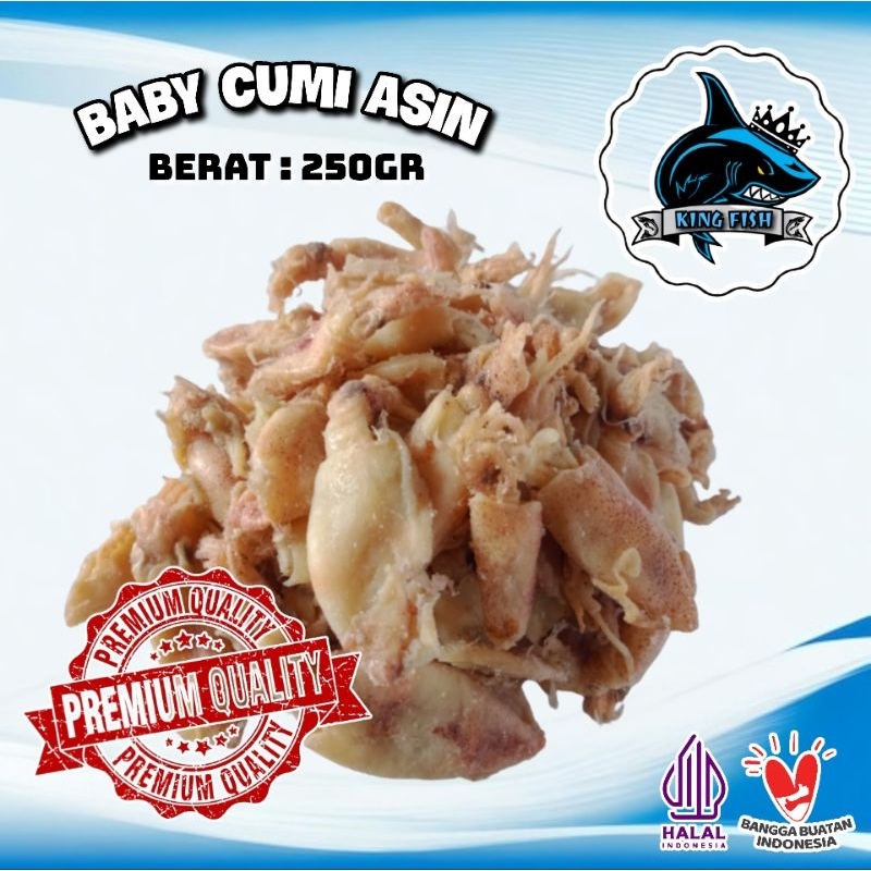 Jual 250GR BABY CUMI PUTIH SUPER ASIN MURAH BERKUALITAS | Shopee Indonesia