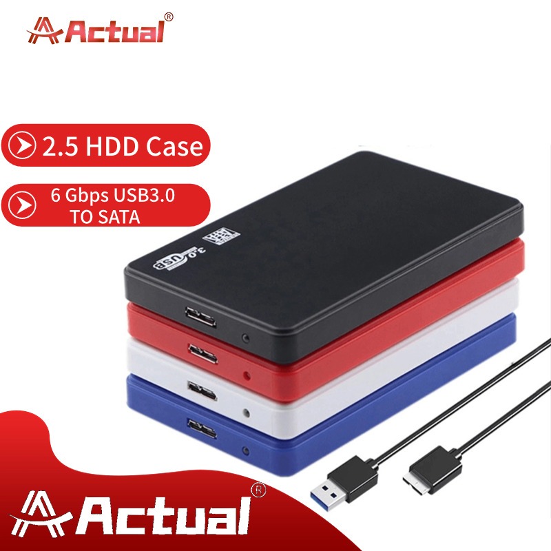 Jual Actual Casing Hard Disk Portabel USB 3.0/2.0, 5Gbps 2.5 Inci ...