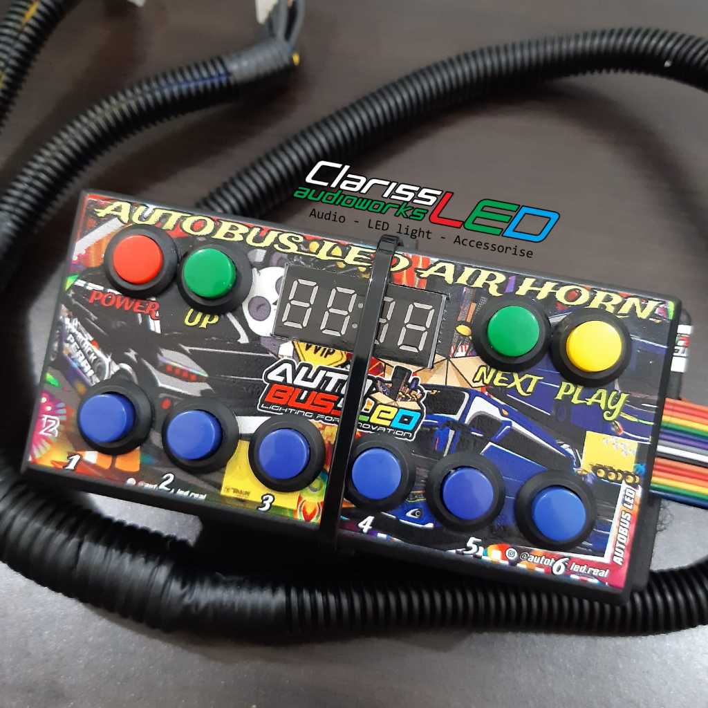 Jual Modul Dav Air Horn AutoBus Telolet 6 corong basuri | Shopee Indonesia