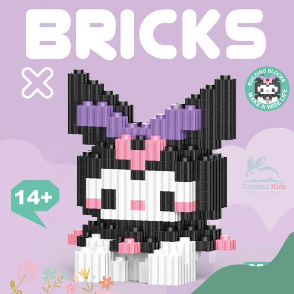 Jual Mainan Brick Building Block menyusun balok Karakter Sanrio dan ...