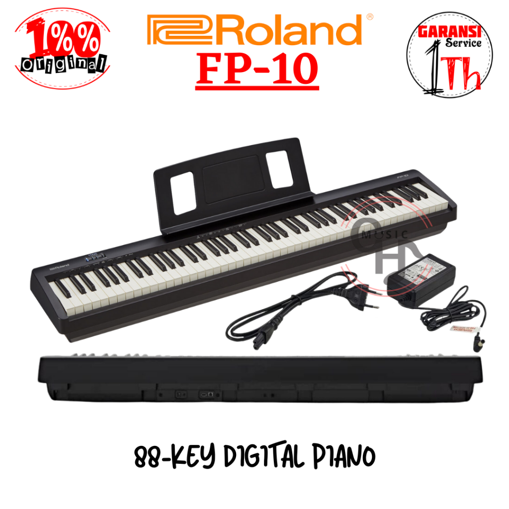 Jual Roland FP10 88-Key Digital Piano Roland FP-10 | Shopee Indonesia