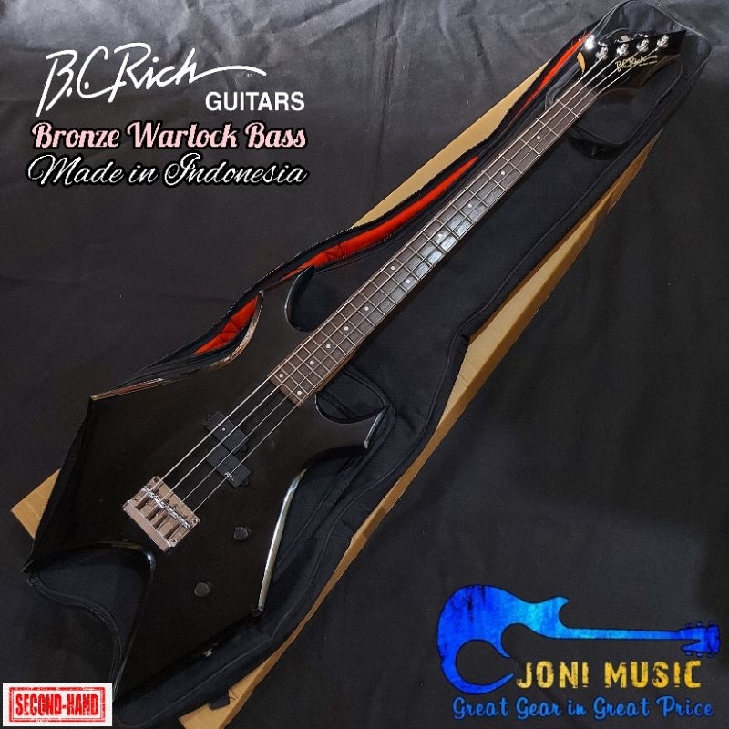 Jual BC RICH WARLOCK BASS BLACK | Shopee Indonesia