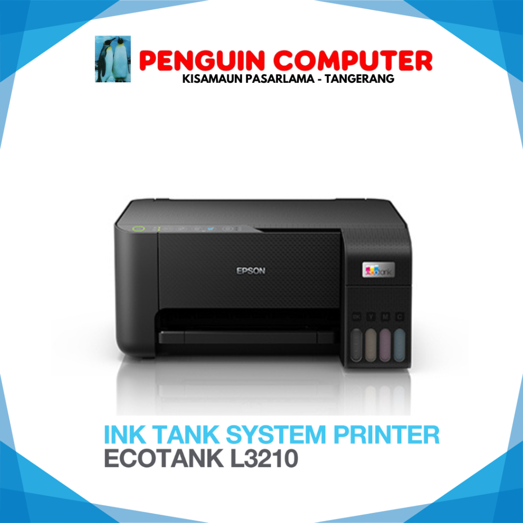 Jual EPSON ECOTANK L3210 A4 ALL-IN-ONE INK TANK PRINTER | Shopee Indonesia