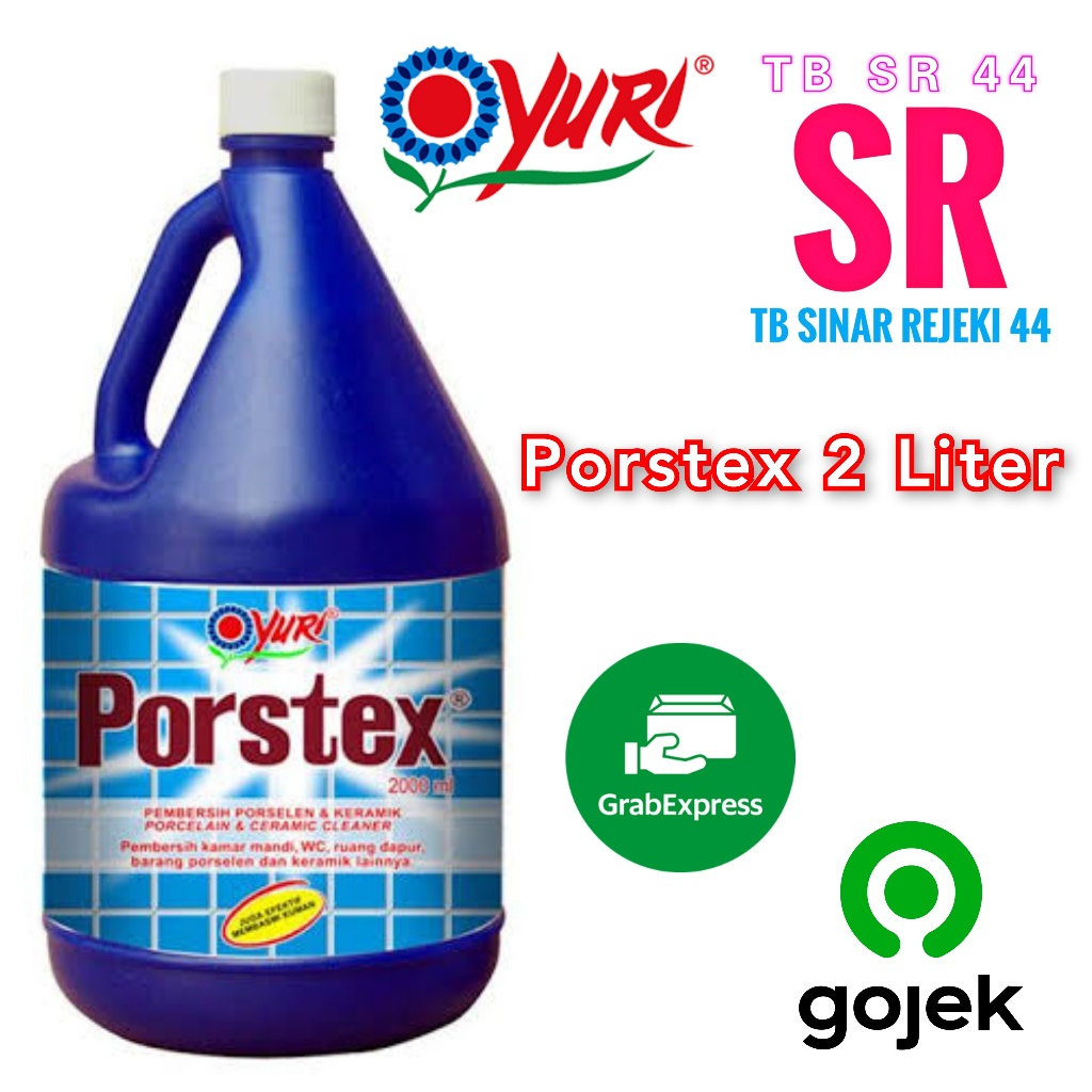 Jual [YURI PORSTEX 2 LITER] Porcelain Ceramic Cleaner Pembersih Keramik ...