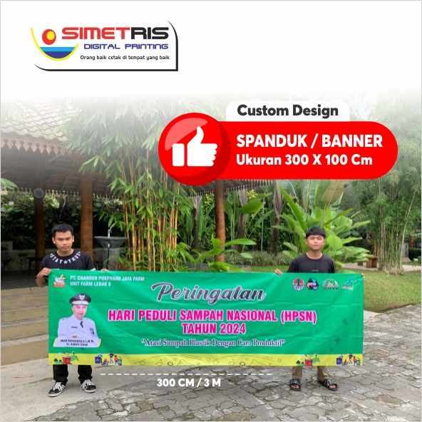 Jual Spanduk banner ukuran 300x100 cm | Shopee Indonesia