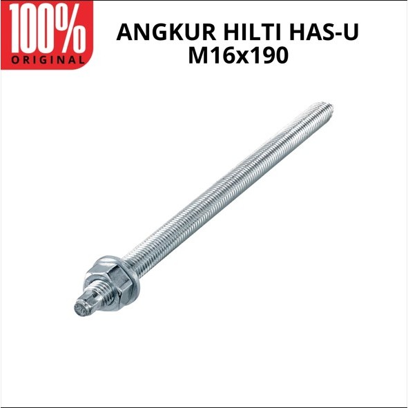 Jual ANGKUR ANCHOR HILTI HAS-U M16x190 5.8 | Shopee Indonesia
