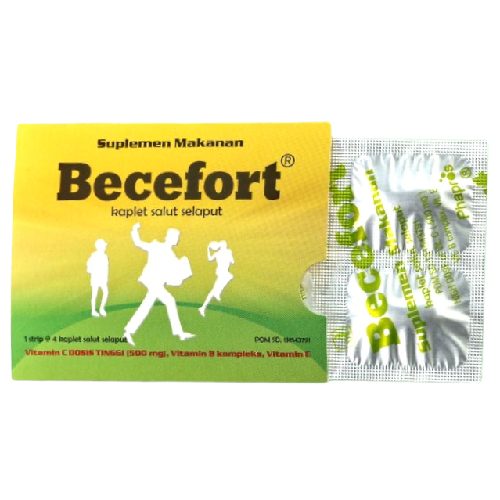Jual BECEFORT 4 TABLET MULTIVITAMIN SUPLEMEN UNTUK MEMBANTU MEMELIHARA ...