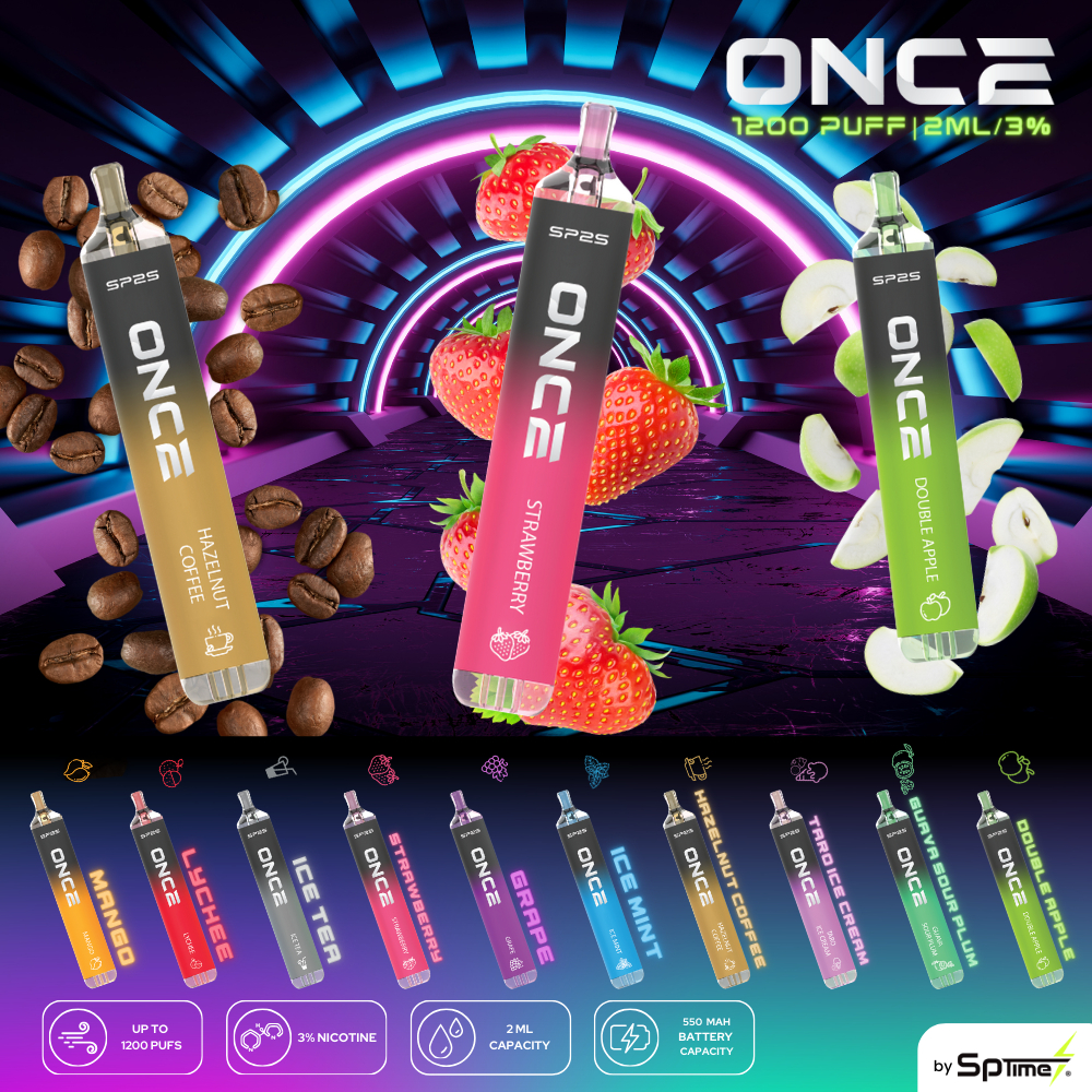 Jual SP2S Once Series Disposable Pod 1200 Puff 2ml | Shopee Indonesia