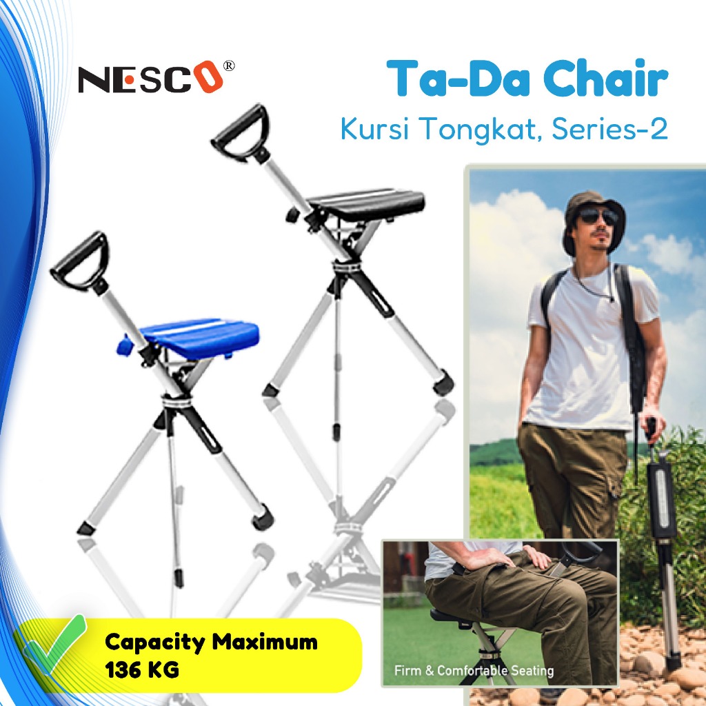 Jual Multifungsi Tongkat Duduk Ta-Da Chair, Bangku Outdoor Series 2 ...