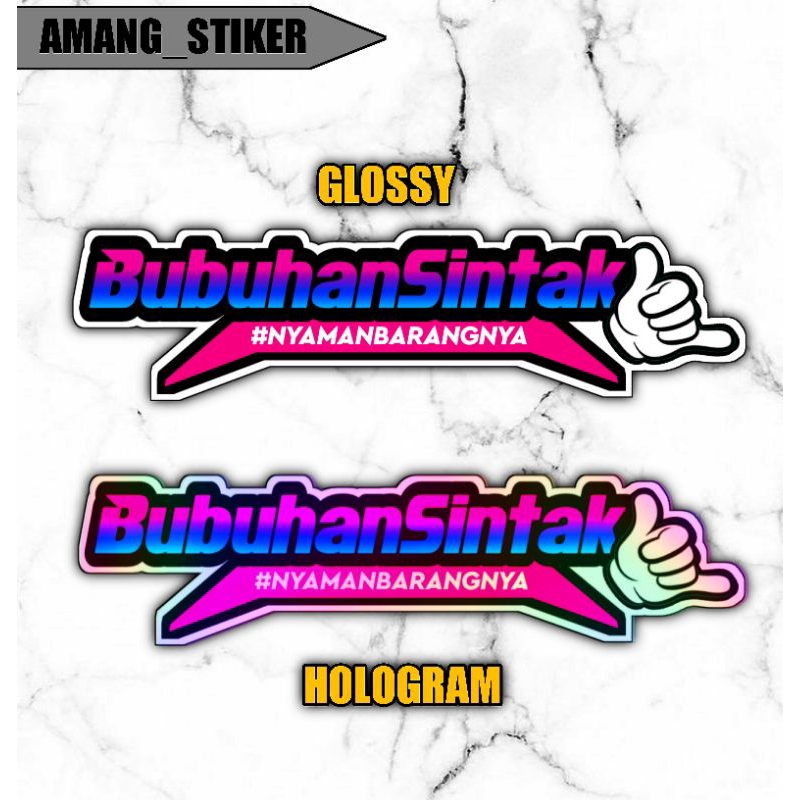Jual Stiker Bubuhan Sintak | Shopee Indonesia