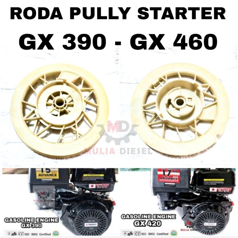 Jual Roda Pully Plastik Alit Starter Engkol Drum Wheel Recoil Mesin ...