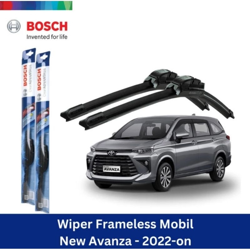Jual BOSCH WIPER DEPAN AVANZA XENIA 2016-2025 FRAMELESS PISANG | Shopee Indonesia
