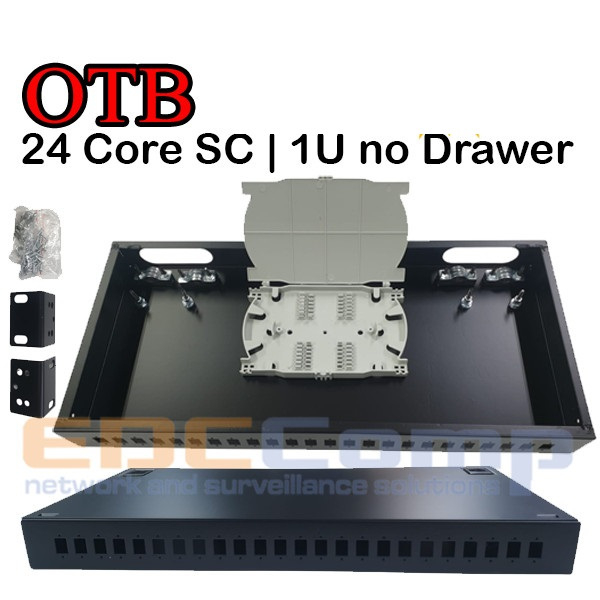 Jual IP Fiber Fiber Optic OTB ODF 24 Core SC 1U no Drawer (Buka Atas ...