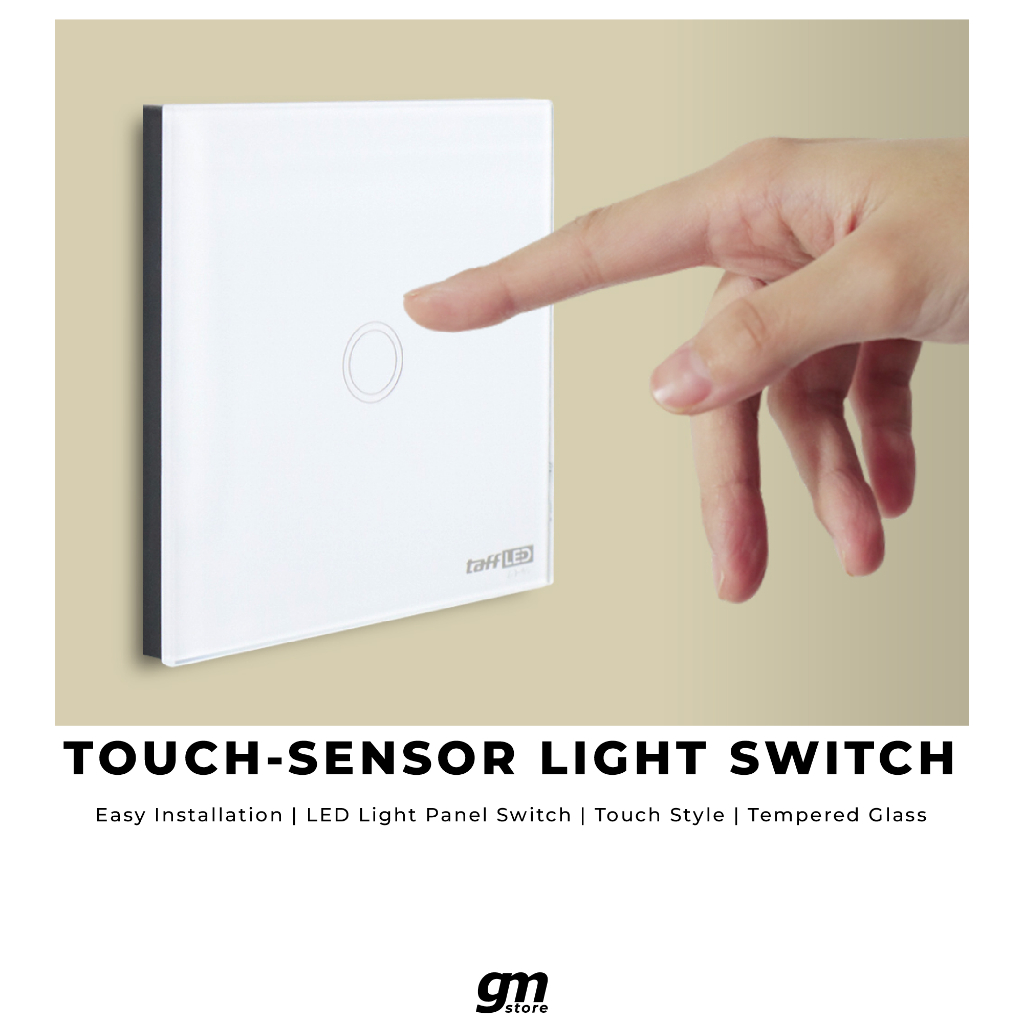 Jual Saklar Lampu Touch Sensor Sentuh LED Light Panel Switch 1 Gang ...