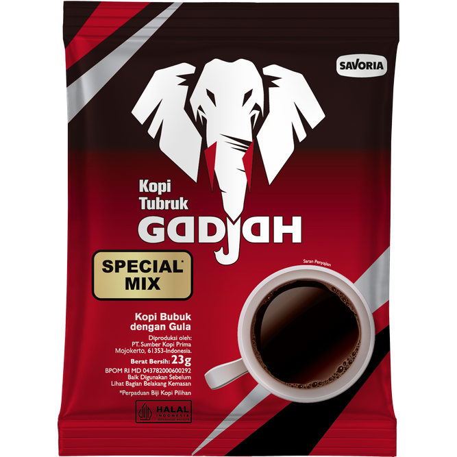 Jual Kopi Gadjah Special Mix Renceng 10 Sachet x 23 gram | Shopee Indonesia