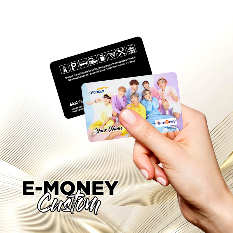 Jual Cetak Kartu E Toll Emoney Mandiri Print Etoll Card E Money Custom | Shopee Indonesia