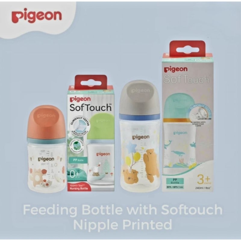 Jual Pigeon Botol BPP Wideneck 160ml 240ml with Softtouch Nipple / Pigeon Softtouch | Shopee ...