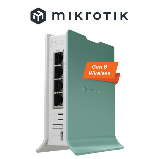 Jual Wireless router mikrotik 4 port rj45 lan wifi 6 hap ax-lite L41G-2axd | Shopee Indonesia