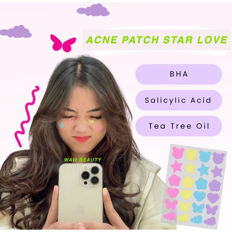 Jual [COD]36 Patch Pimple Patch shiny / Acne Sticker menghilangkan ...
