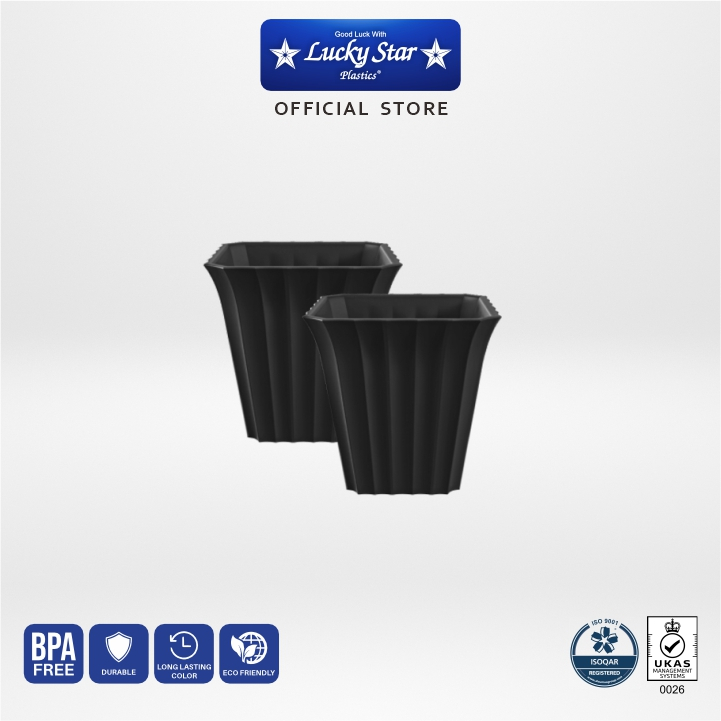 Jual Lucky Star - POT BUNGA PLASTIK / POT BUNGA SEGI VIOLETA 12 KODE ...