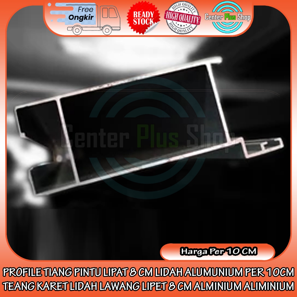 Jual Profile Tiang Pintu Lipat 8 Cm Lidah Alumunium Per 10cm Teang ...