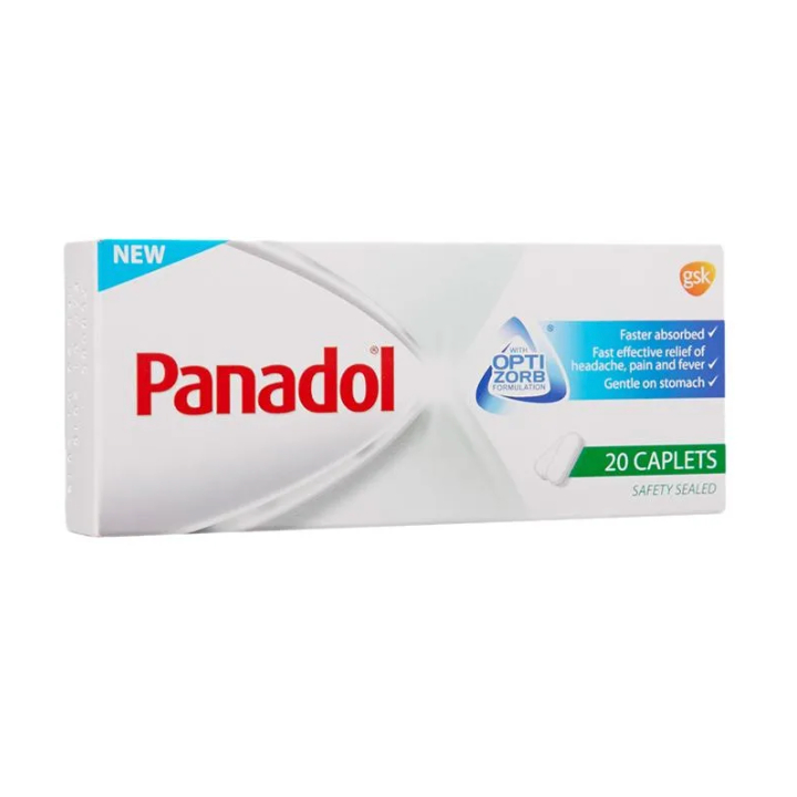 Jual PANADOL Optizorb Paracetamol Pain & Fever Relief 20 Tablets ...