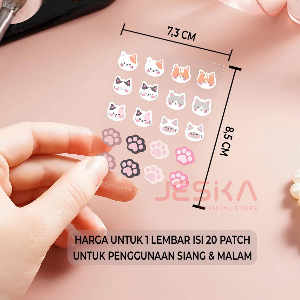 Jual Acne pimple patch lucu karakter bentuk bintang bunga smile kupu ...