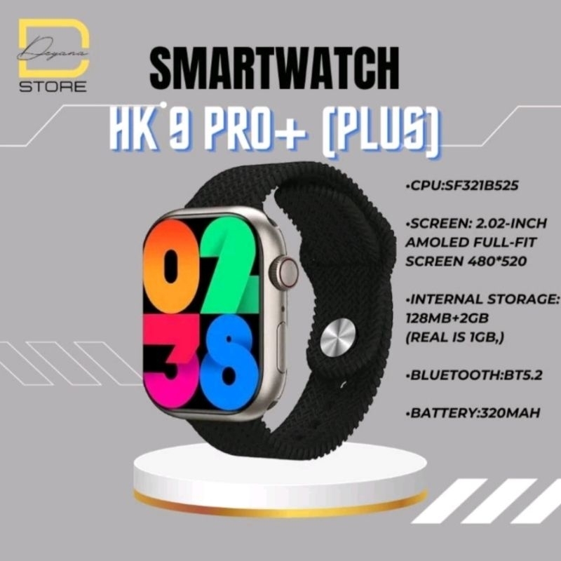 Jual NEW HK9 PRO+ (PLUS) Gen 2 Smartwatch AMOLED Display 2.02inch 45mm ...