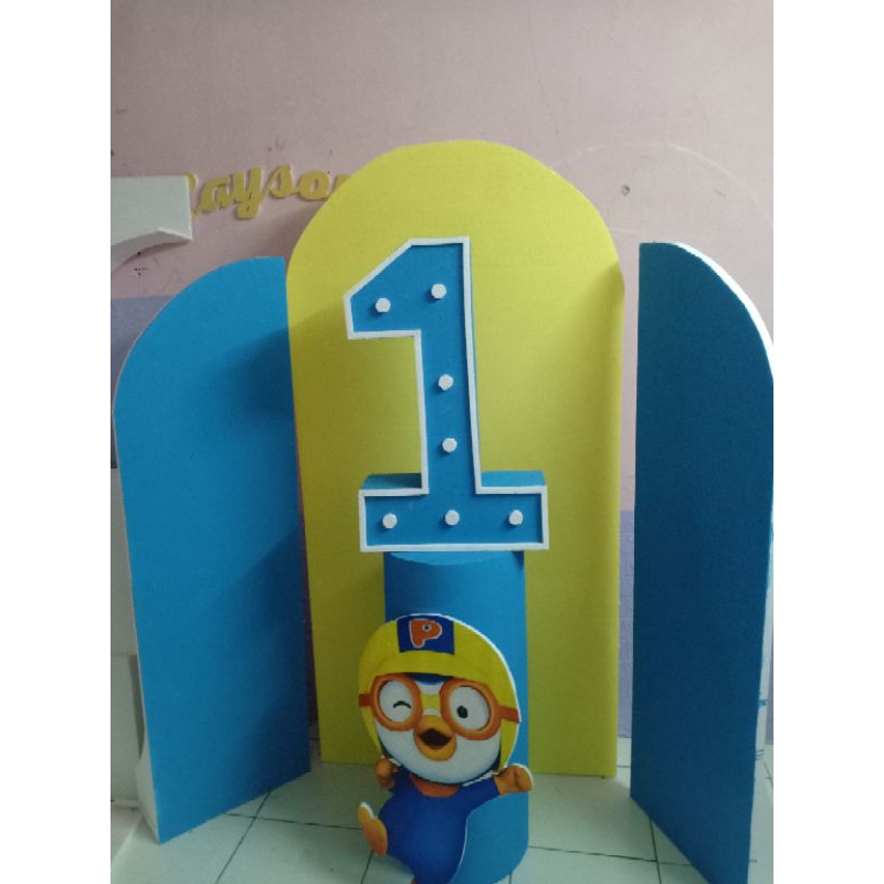 Jual backdrop polos ukuran 2x2, Styrofoam dekorasi ulang tahun, akikah ...