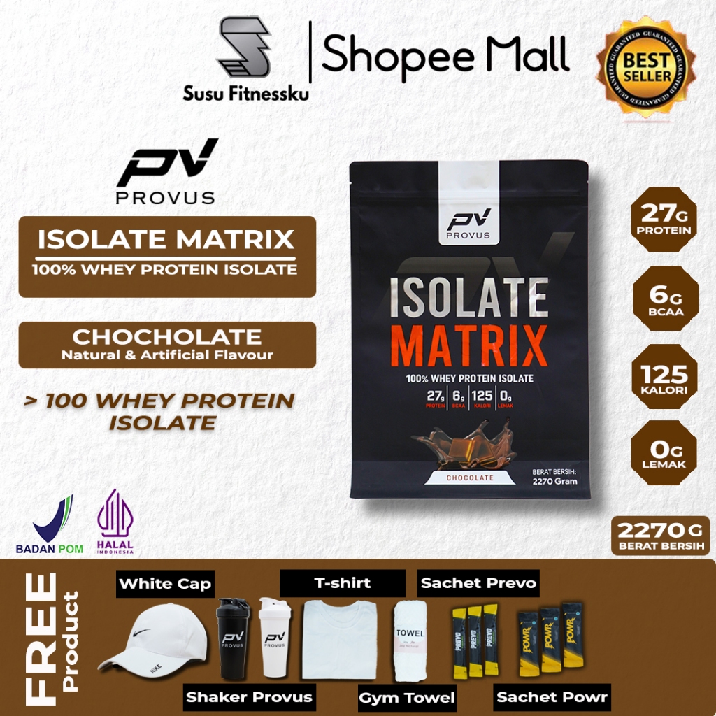 Jual Provus Isolate Matrix (100% Whey Protein Isolate) 5 Lb Whey ...