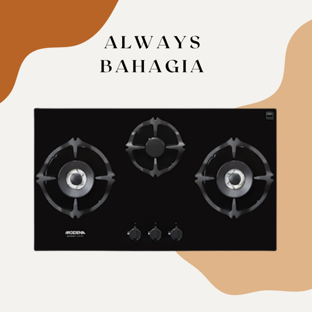Jual Modena BH 4937 - kompor tanam 3 tungku safety new model | Shopee ...