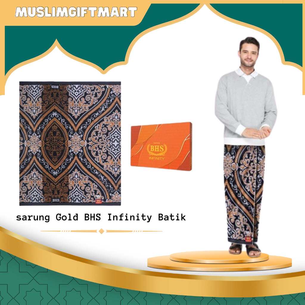Jual Sarung BHS Infinity Gold CBA Motif Batik | Shopee Indonesia