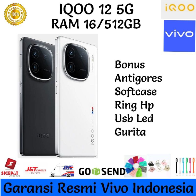 Jual VIVO IQOO 12 RAM 16/512GB GARANSI RESMI VIVO INDONESIA | Shopee ...