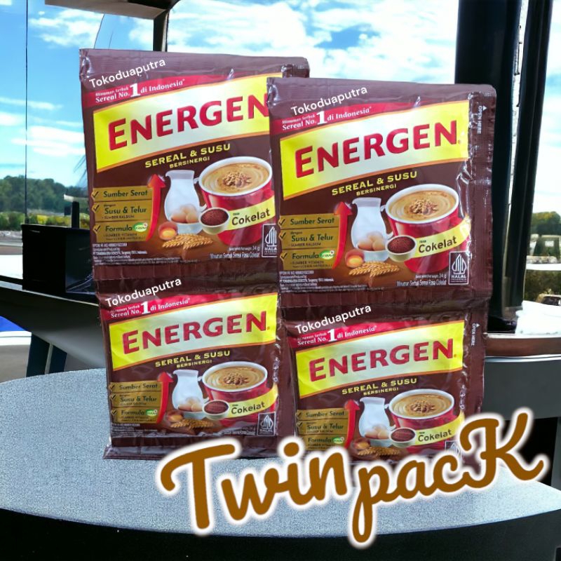 Jual Energen susu sereal Coklat Sachet 34 gr X 20 Sachet ( Twin pack ...