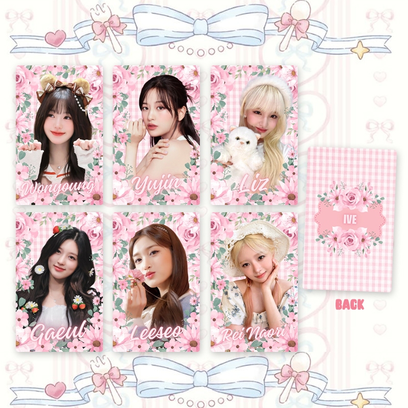 Jual IVE Photocard PC Unofficial Fan Made Wonyoung Gaeul Yujin Liz Rei Leeseo | Shopee Indonesia