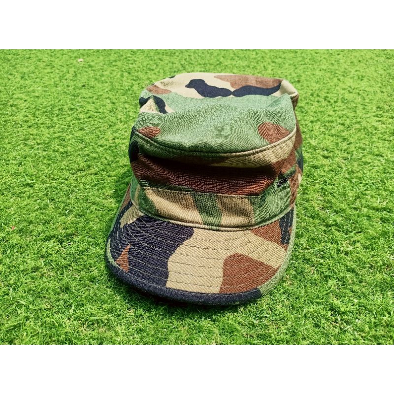 Jual US Woodland Camo BDU CAP All Sizes American Army Field Hat Ripstop ...