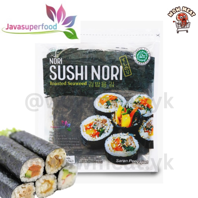 Jual Java Super Food Nori Sushi Lembaran 10 Lembar | Shopee Indonesia