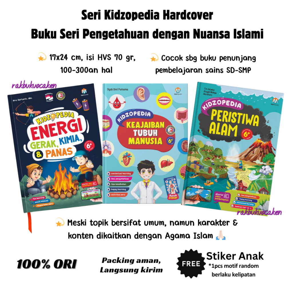 Jual Buku Penunjang Pembelajaran Sains Ensiklopedia Pengetahuan untuk Anak SD SMP Seri ...