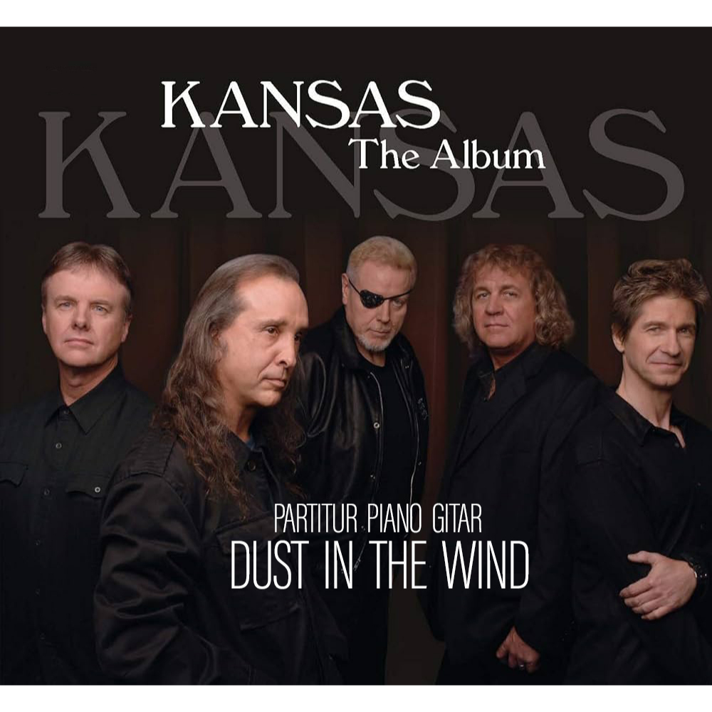 Jual Kertas Partitur musik Penyanyi Kansas Judul Dust In The Wind Not ...