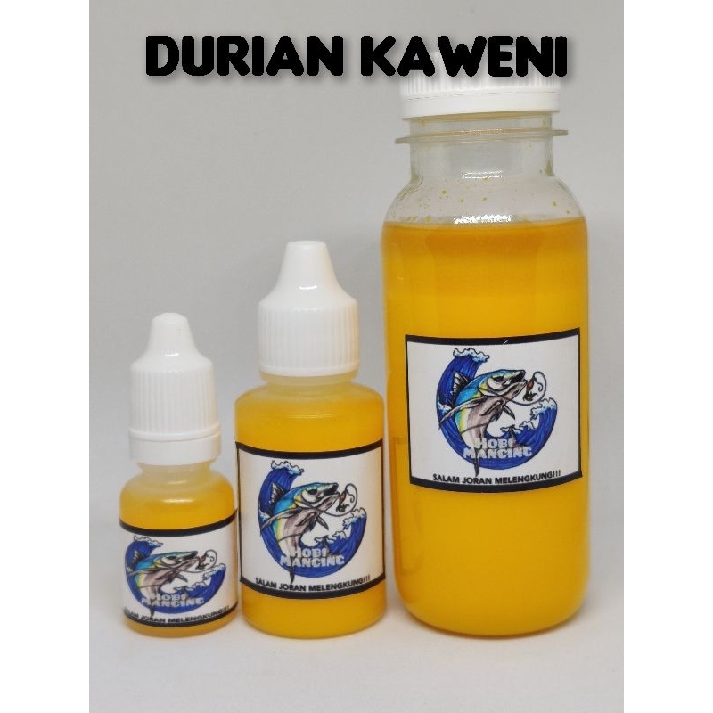 Jual ESSEN DURIAN KAWENI 10ML 30ML 100ML UNTUK BERBAGAI JENIS IKAN DAN ...