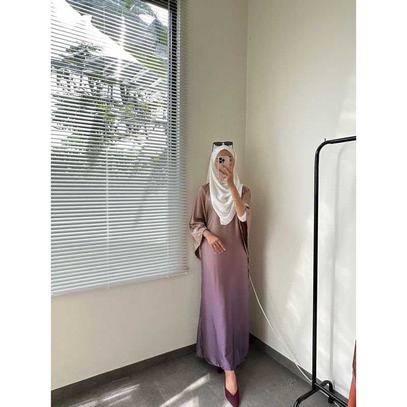 Jual RESTOK 20 Maret Chafia dress/ chafia abaya/chafia gradasi/dress ...