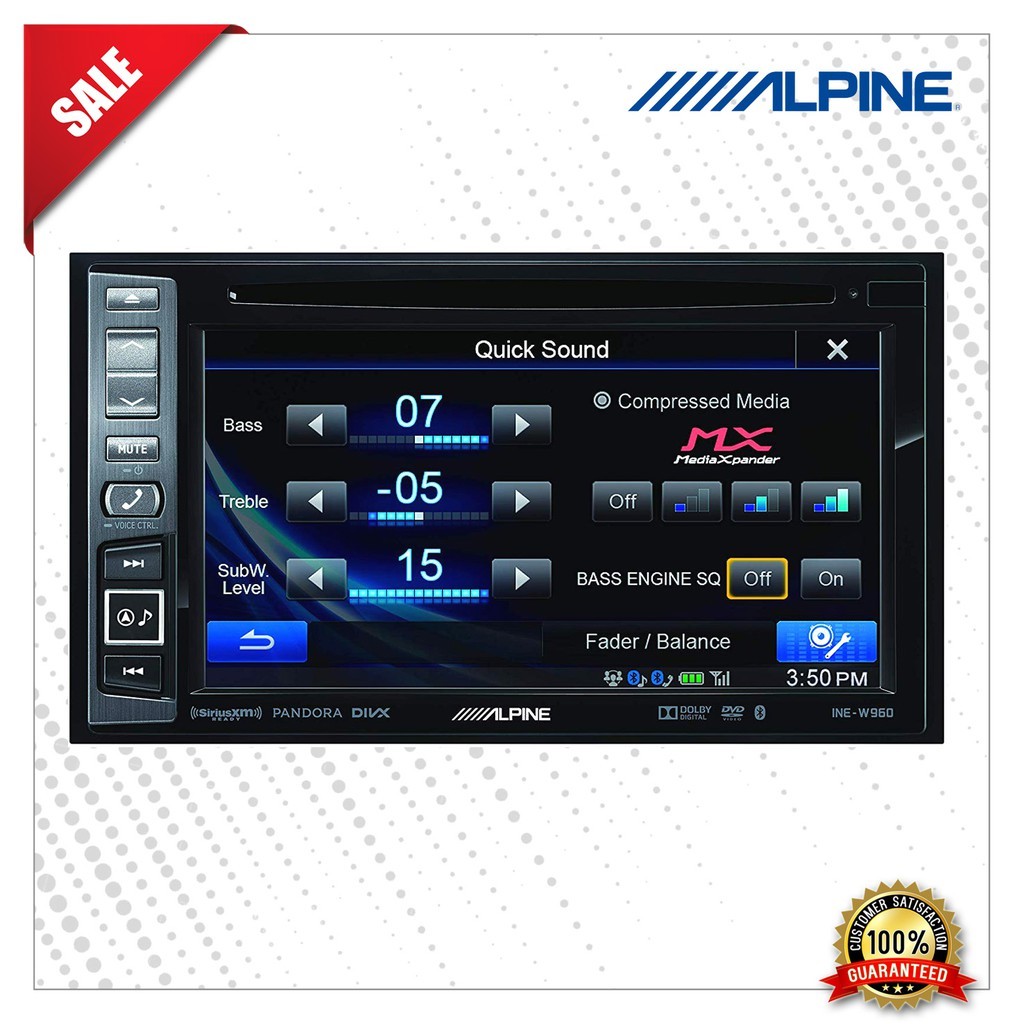 Jual ALPINE - HEAD UNIT DENGAN GPS DAN DVD PLAYER - INE W960 E – GRANSI 1 THN | Shopee Indonesia