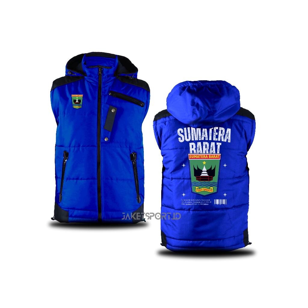 Jual Rompi Puffer Pria wanita semi wf tebal 3 lapis logo provinsi ...