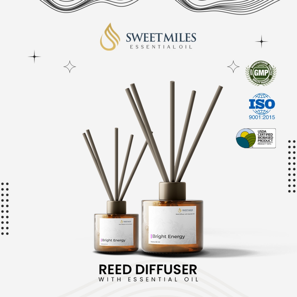 Jual REED DIFFUSER ELEGANT BY SWEETMILES ESSENTIAL [FREE FIBER STICK ...