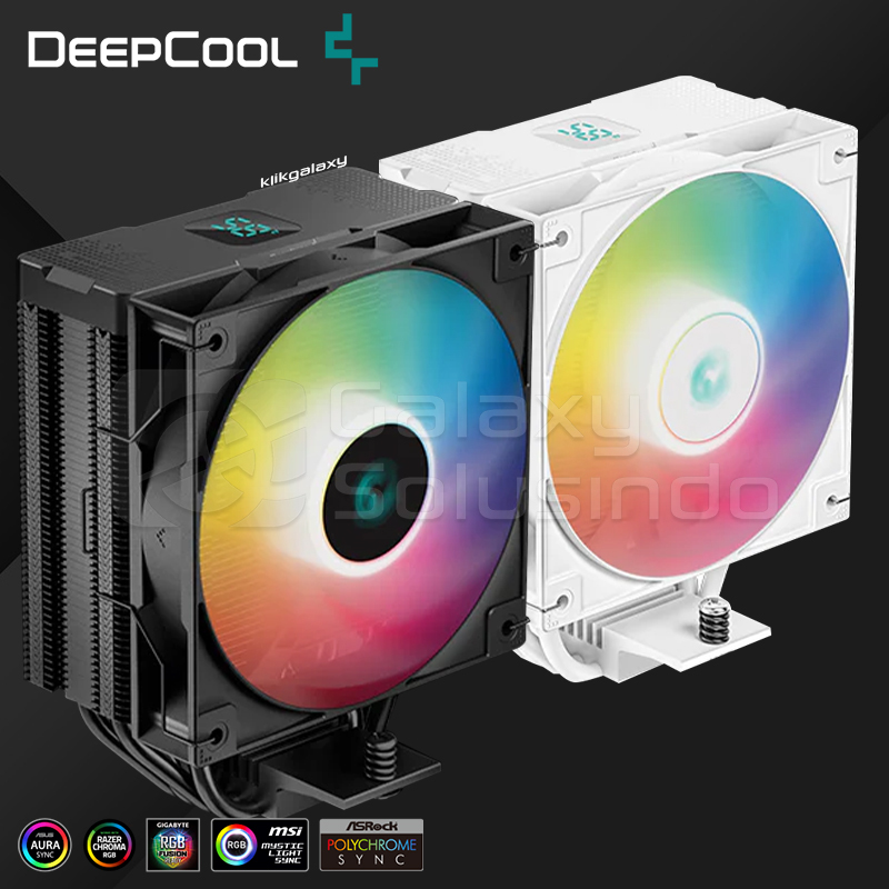 Jual DeepCool AG400 DIGITAL ARGB Tower CPU Cooler - Black / White ...
