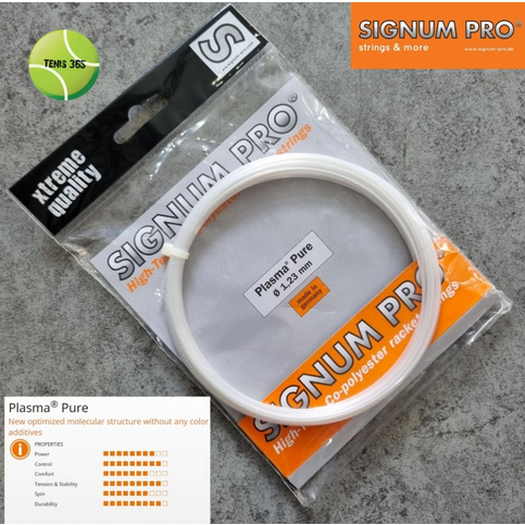 Jual Senar Tenis Signum Pro Plasma Pure - Satuan 1.23mm | Shopee Indonesia