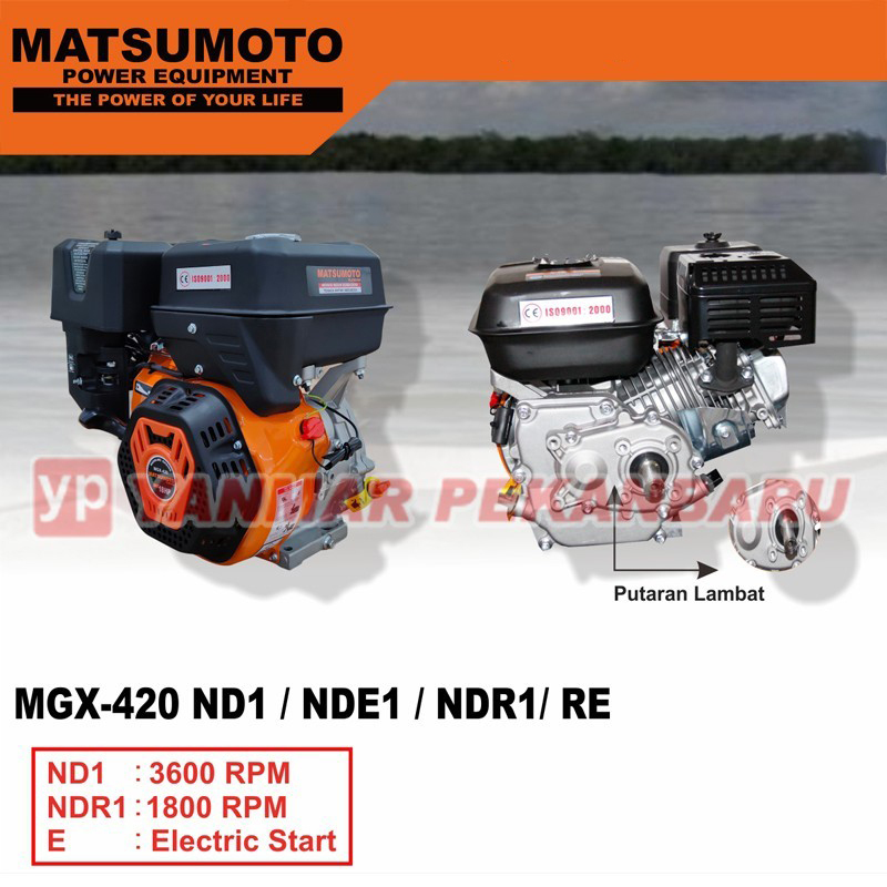 Jual Mesin Penggerak 18 HP Gasoline Engine MATSUMOTO MGX 420 ND1 ...