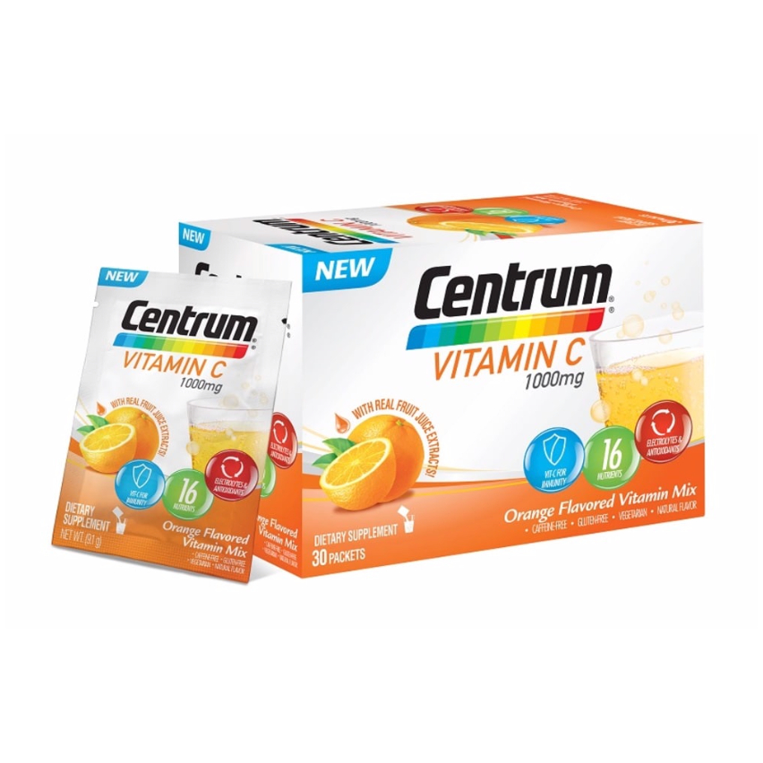 Jual CENTRUM Vitamin C 1000mg 30 Sachets (SINGAPORE) | Shopee Indonesia